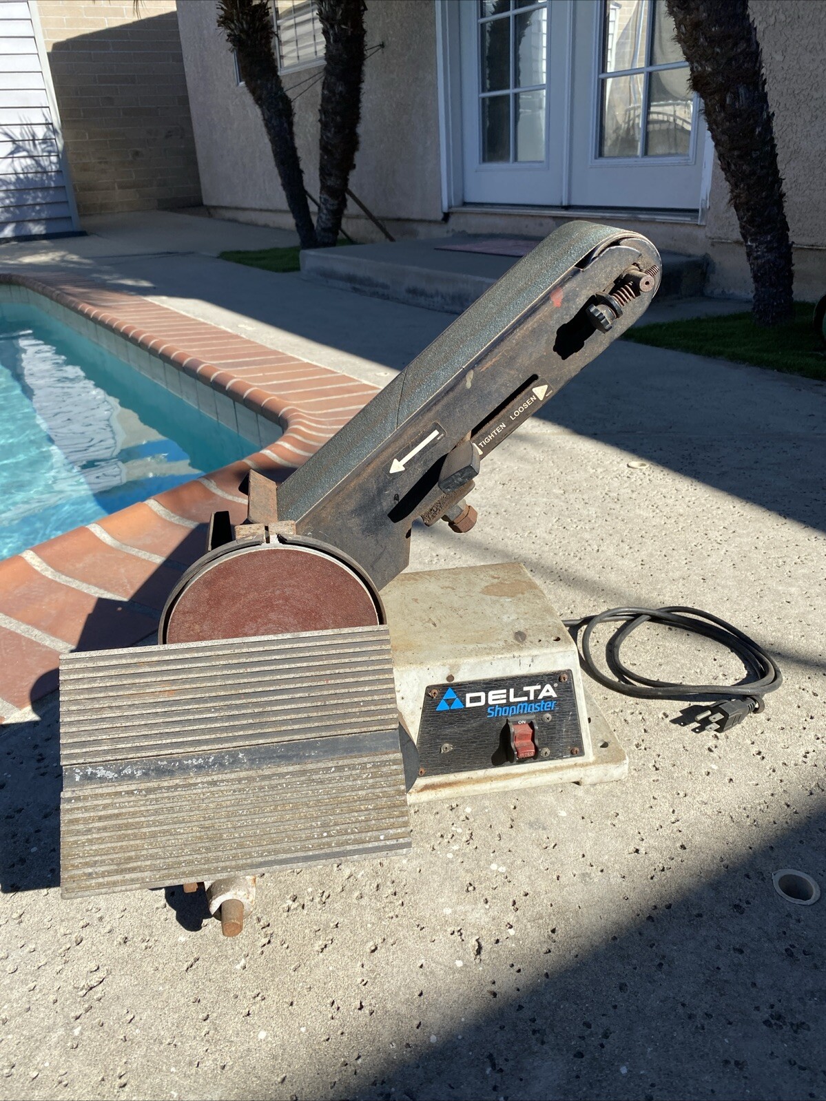 Delta Shopmaster 4" Belt/6" Disc Sander 1/3HP 120V 3450RPM 1ph WORKS | eBay