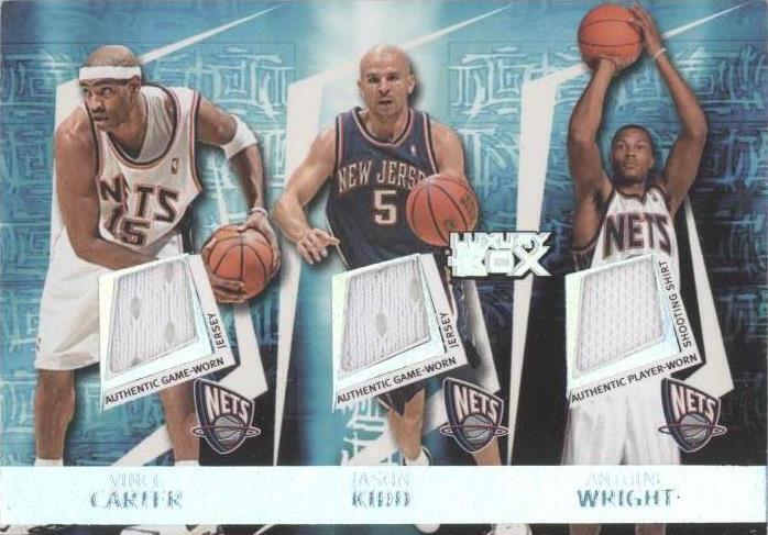 2005-06 Topps Luxury Box - Triple Double Relics Vince Carter, Jason ...