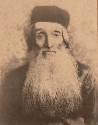 RARE 1800s ELDERLY HASIDIC JEWISH RABBI Antique Photo! UKRAINE ...