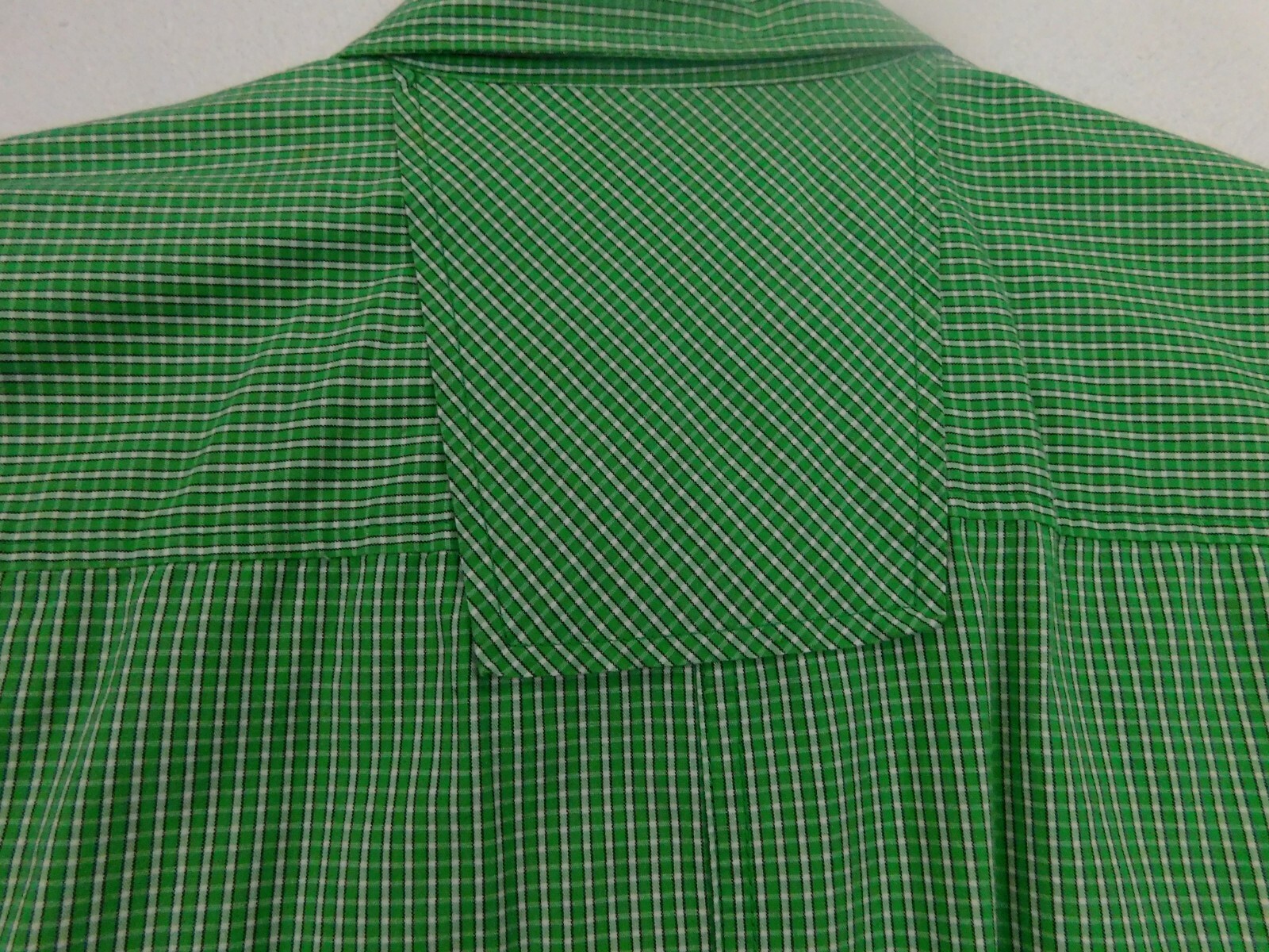 Ecko UNLTD Men's Green White Plaid Long Sleeve Button… - Gem