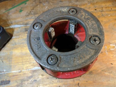 Reed 1 1/2” Die Head Ratchet Pipe Threader Chipped Broken Damaged Die ...