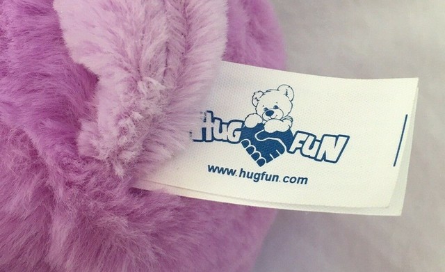 Hugfun Flamingo Bird Plush Long Legged Purple 19" Stuffed Animal Toy ...