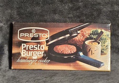 Vintage Presto Burger Electric Hamburger Cooker Single Patty WORKS! | eBay