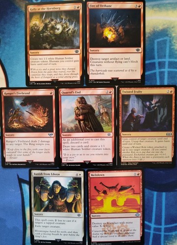 MTG Custom Commander Deck - Theoden, King Of Rohan - Humans/Double ...