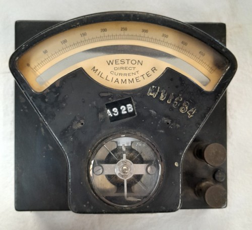 Vintage Weston Model 1 Direct Current 0-500 Milliammeter | eBay