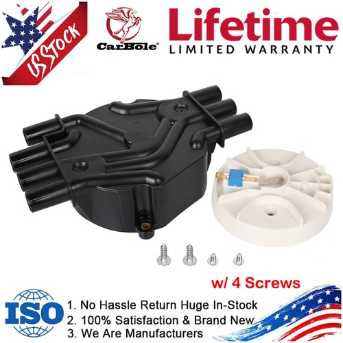 Distributor Cap Roto w/ 4 Screws Kit For Chevrolet GMC C1500 Yukon 4.3L ...