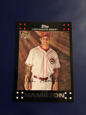 2007 Topps # 625 JOSH HAMILTON Rookie Red Back Cincinnati Reds | eBay