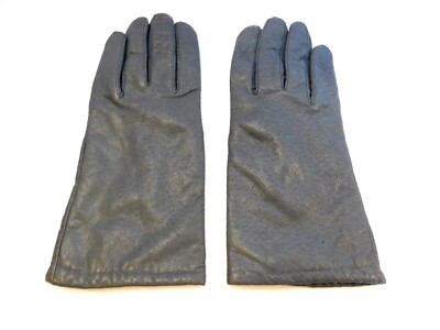 GATES BY HAWK LADIES GRAY LEATHER WINTER GLOVES ACRYLIC KNIT LINING ...
