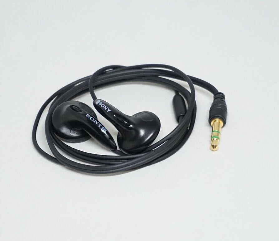 Vintage Retro Sony Earbuds Stereo Headphones/Earphones - Black (MDR ...