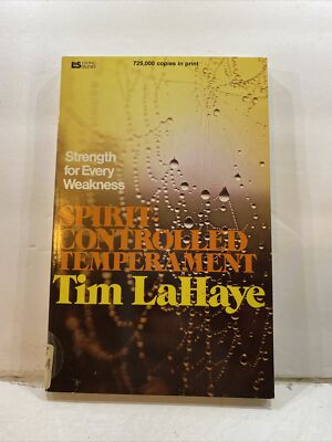 Spirit Controlled Temperament - Tim LaHaye (Paperback, 1983) | eBay