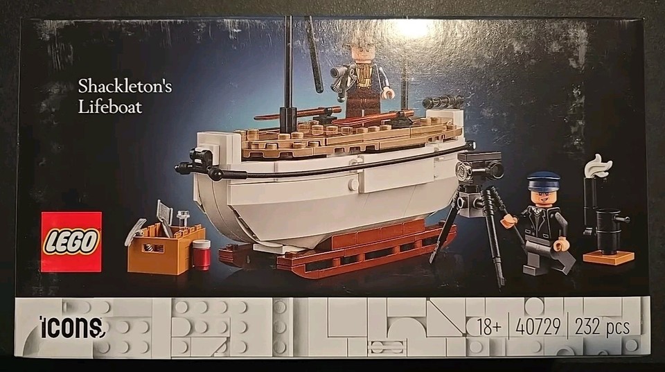 LEGO The Endurance 10335 GWP Shackletons Lifeboat 40729 IN HAND SHIP ...