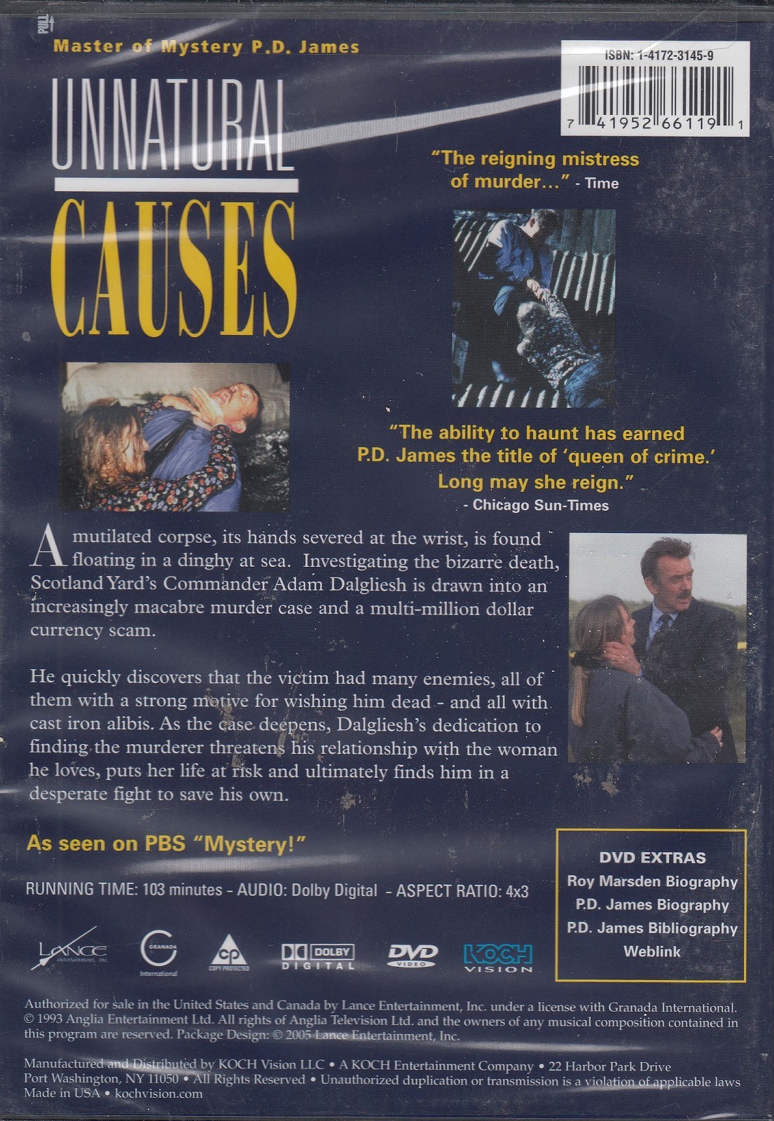 P.D. James - Unnatural Causes (DVD, 2005) for sale online | eBay