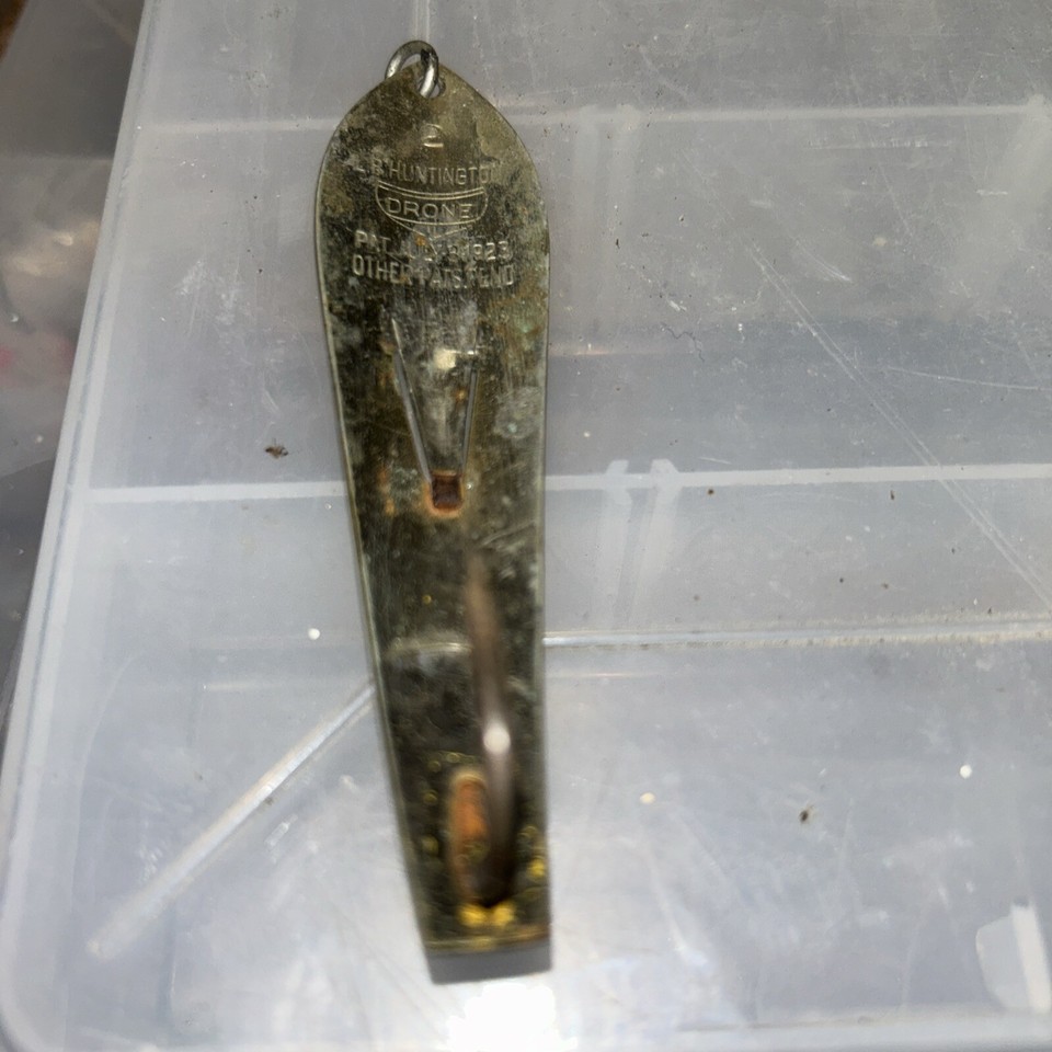 L. B. Huntington Drone Vintage #2 4”Spoon Pat Pending 7/3/1923 Allcock ...