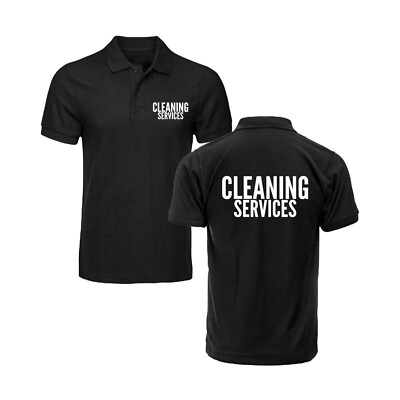 Cleaning Services Polo Shirt Workwear Office Work Employee Uniform ...