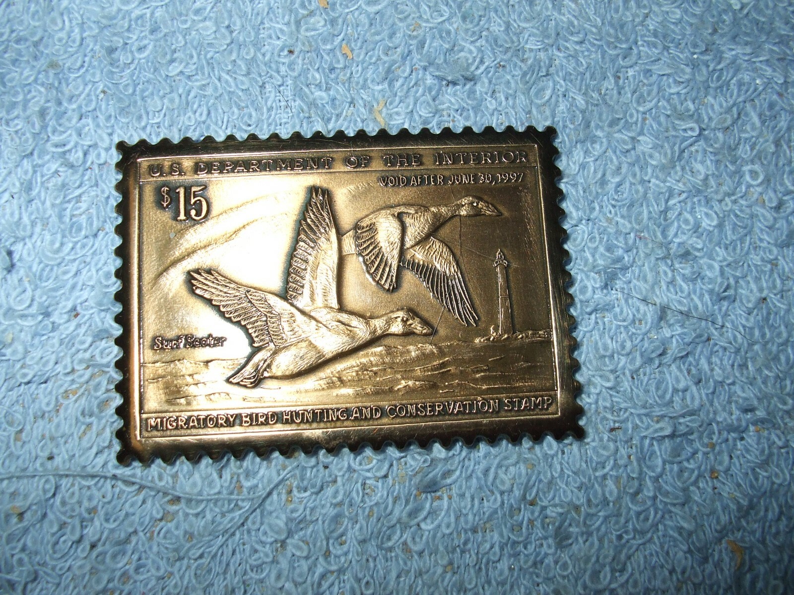 US Federal 1997 Migratory Bird Duck Stamp RW64 $15.00 Canada Goose ...