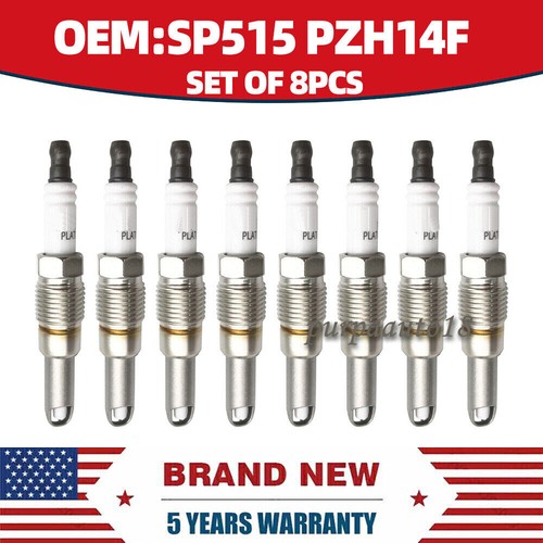 8Pcs New Genuine SP515 PZH14F Spark Plugs For Ford Motorcraft F150 ...