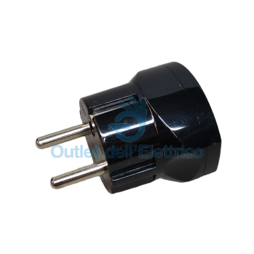 Vimar Adapter Triple German/French Bypass Bivalent 10/16A Black 00301 ...