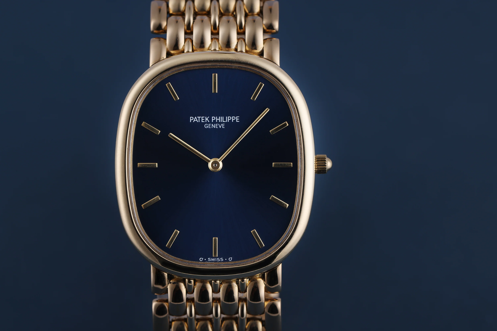 Patek Philippe Golden Ellipse Blue Men's Watch - 3738/122 for sale ...