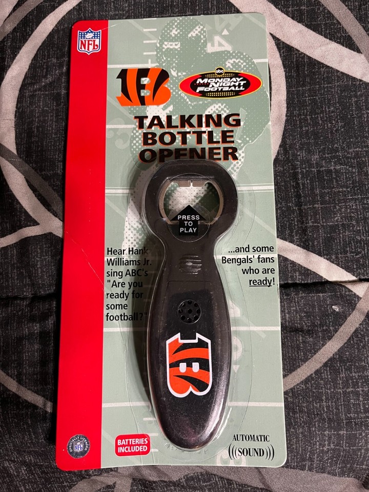 NFL VARIOUS TEAMS TALKING BOTTLE OPENER COWBOYS BRONCOS BILLS RAIDERS ...