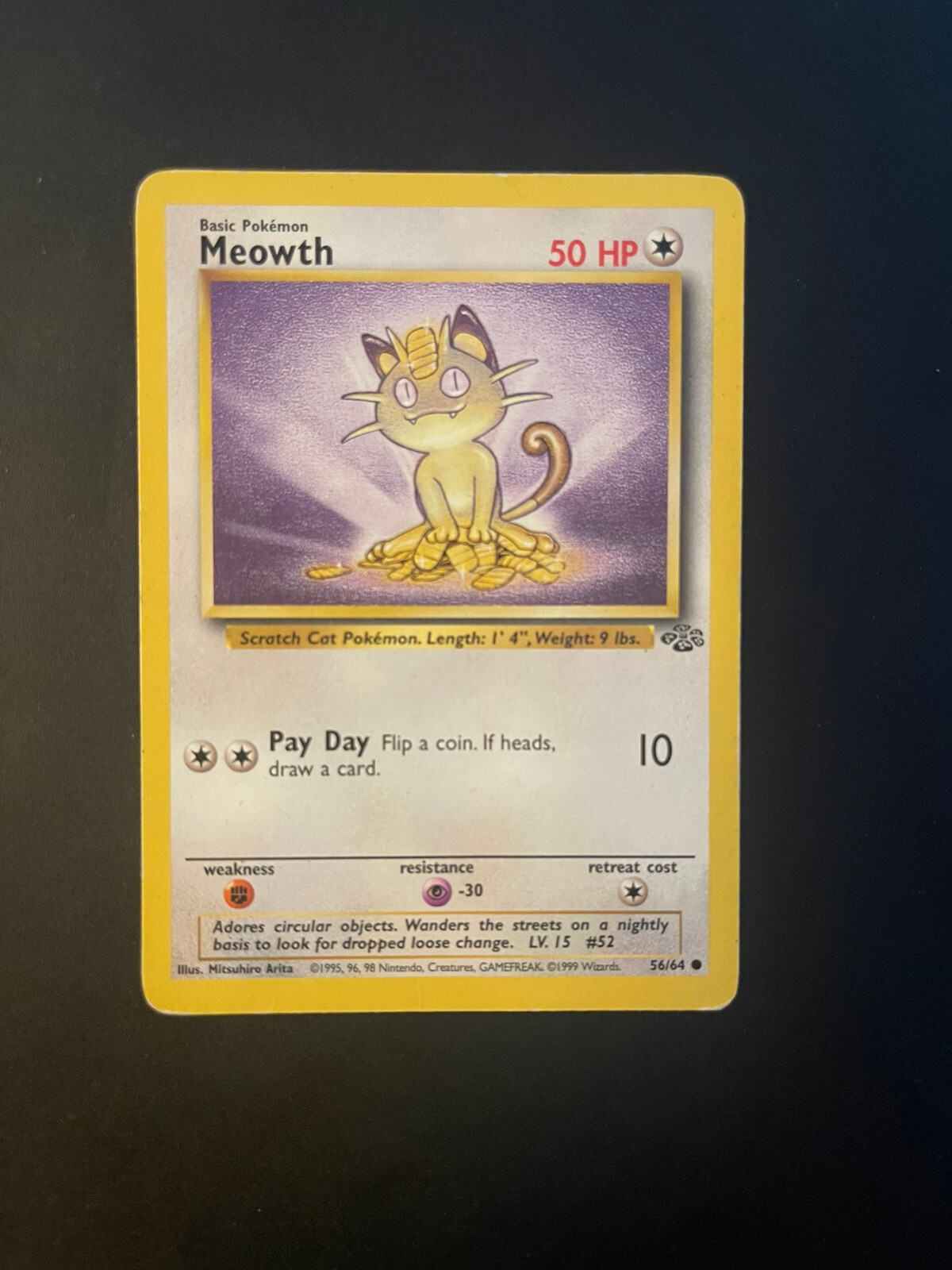 Meowth 56/64 Jungle Regular for sale online | eBay