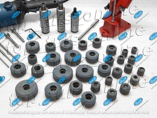 SIOUX VALVE SEAT GRINDER COMPLETE KIT METAL BOX 2 WHLEERS CARS TRUCK ...