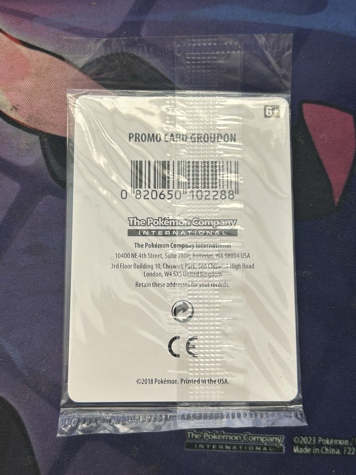 Pokemon GROUDON 130 Card 81/168 Legendary Pokémon PROMO GAMESTOP NEW ...