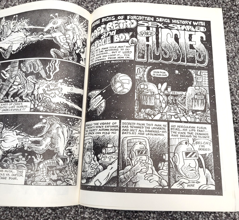 CAPTAIN RETRO UNDERGROUND COMIX BOOK DOUGLAS BRYSON SIGNED AUTOGRAPHED ...