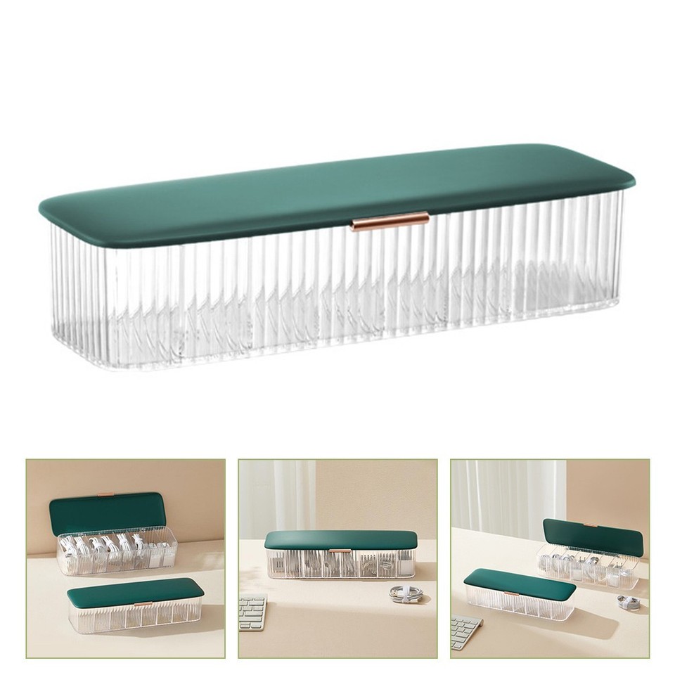 2pcs Cable Management Box Multi-grid Cable Storage Box Cable Organizer ...