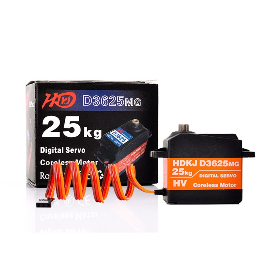 HDKJ D3625 Servo Metal Gear Digital Servo 180 Degree 20/25KG High ...