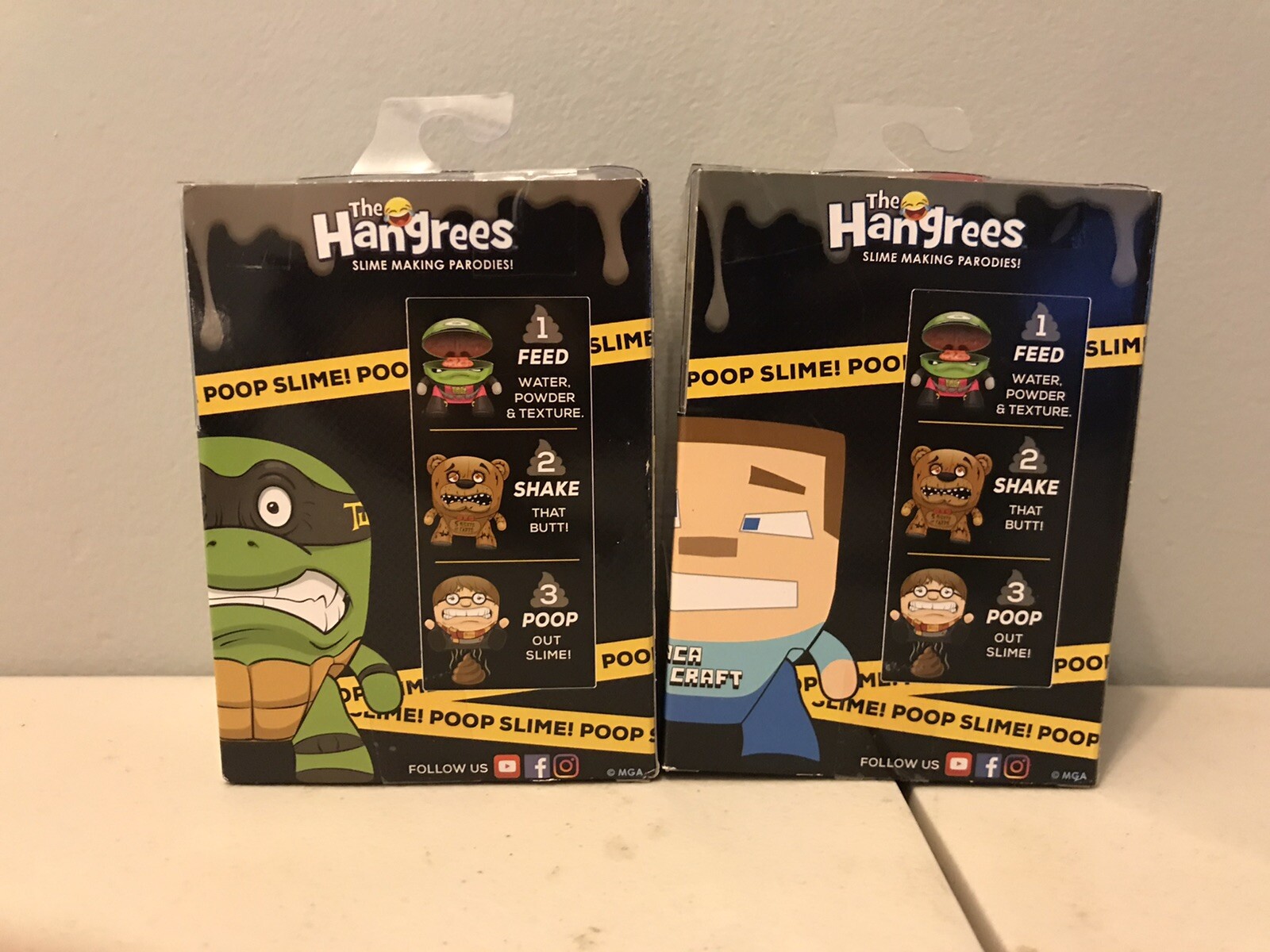 The Hangrees Chew Kaka, Roplops Slime Making Figure Series 1 Lot of Two ...
