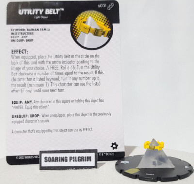 DC Heroclix UTILITY BELT - s001 - SPECIAL OBJECT Batman Team-Up | eBay