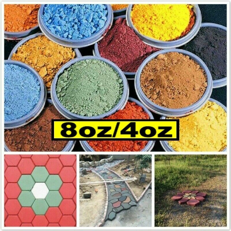 BROWN Cement Color Oxide Pigment Concrete Tile Mortar Dye Grout Brick ...