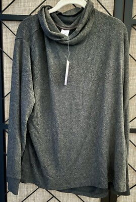 NWT Stars Above Target Cozy Sweater Dark Gray Size XXL Cowl Neck | eBay