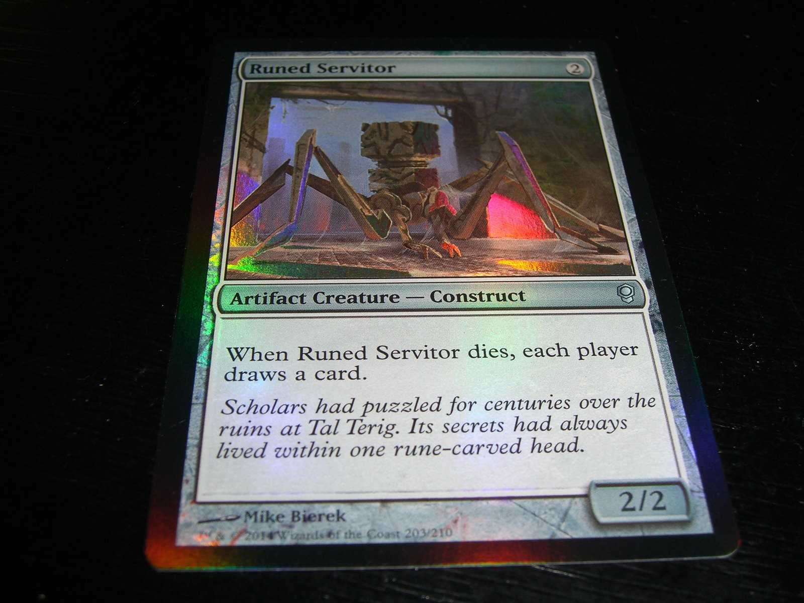 Magic the Gathering: Conspiracy - Runed Servitor FOIL Uncommon [x1] MTG ...
