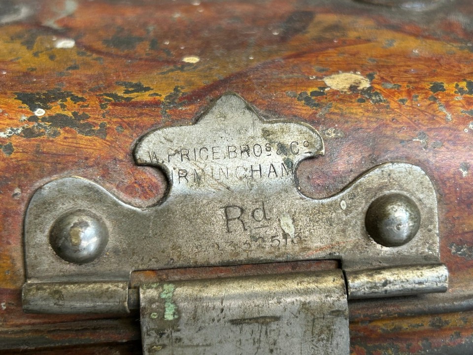 OLD VINTAGE UNIQUE PRICE.BROS CO. RMINCHAM RUSTIC IRON LOCK SYSTEM ...