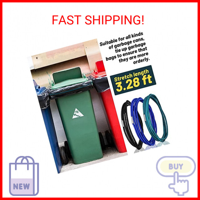 Trash Can Bands Rubber Garbage Can Bands Litter Box Bands Elastic ...