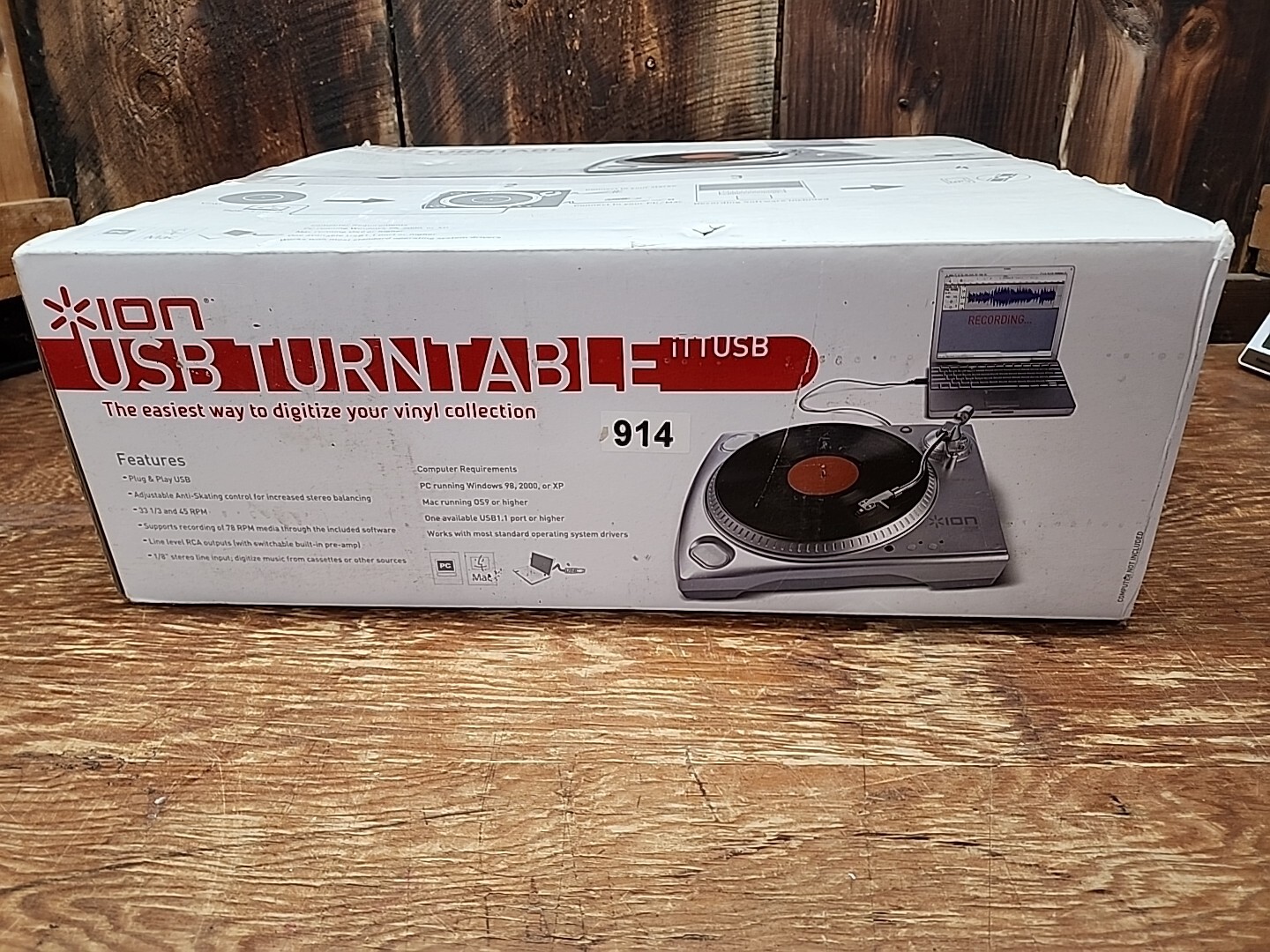 ION Audio iTTUSB USB Turntable - Gray for sale online | eBay