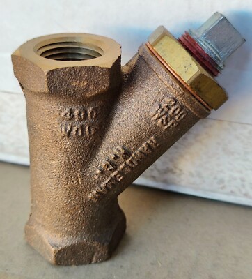 (2) United Brass Works 1/2" Strainer Valves, 200 WSP / 400 WOG | eBay