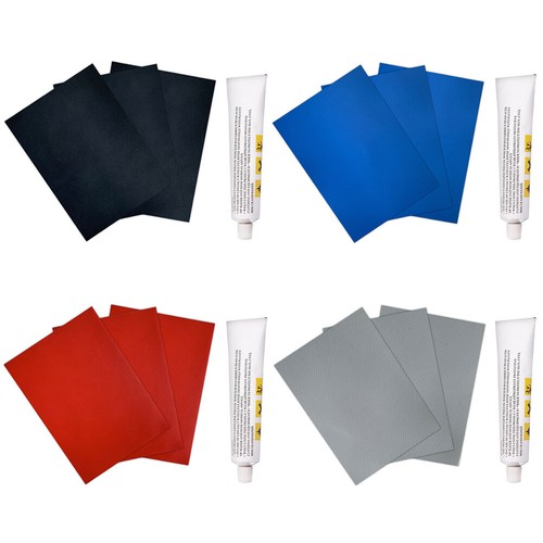 4pcs Paddle Board PVC Patches Glue Kit Waterproof Dinghy Repair Patch ...