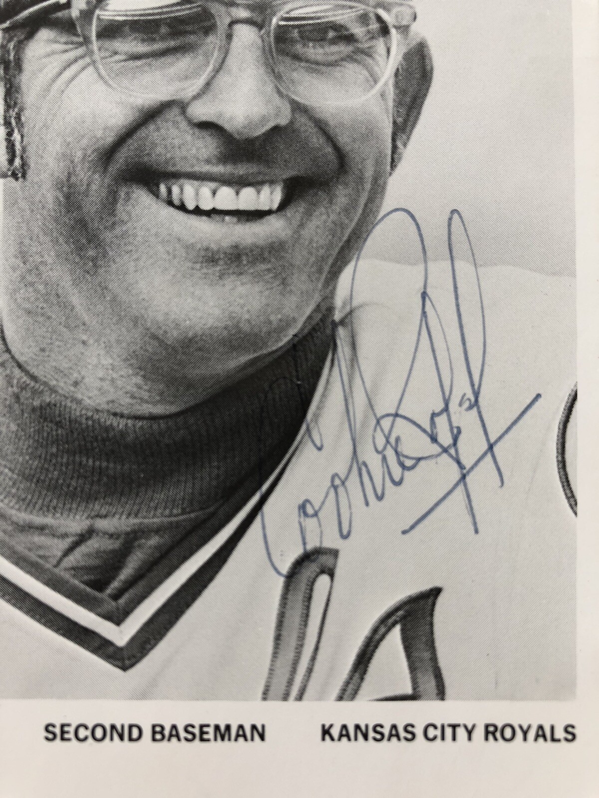 Vintage Cookie Rojas Autograph Photo Kansas City Royals MLB Auto AU ...