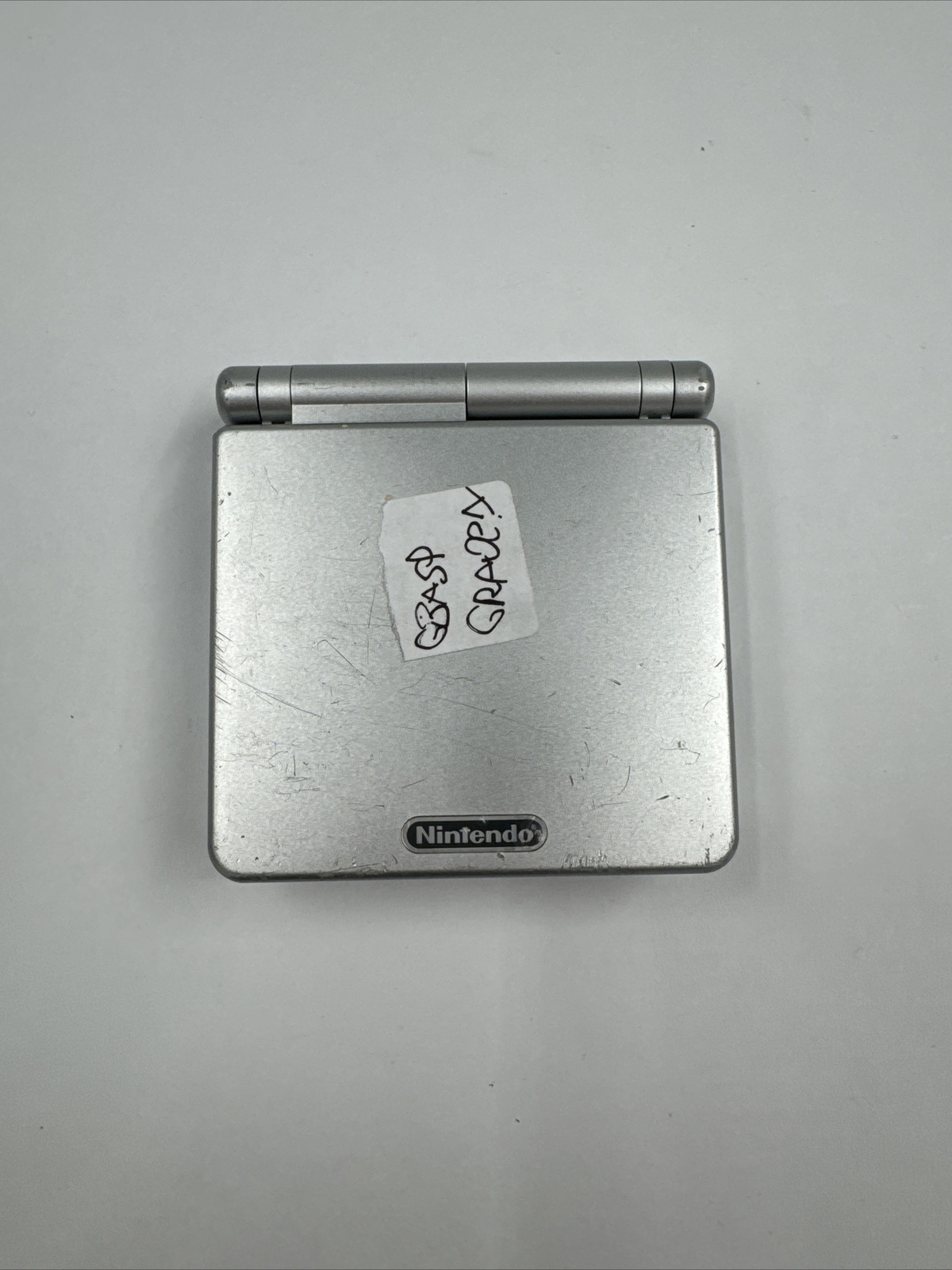 Nintendo Gameboy Advance GBA SP Platinum Silver Handheld AGS-001 | eBay