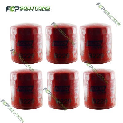 6 x B229 Baldwin Oil Filter - Xref X13201-001, 15601-44011, 15056-32432 ...