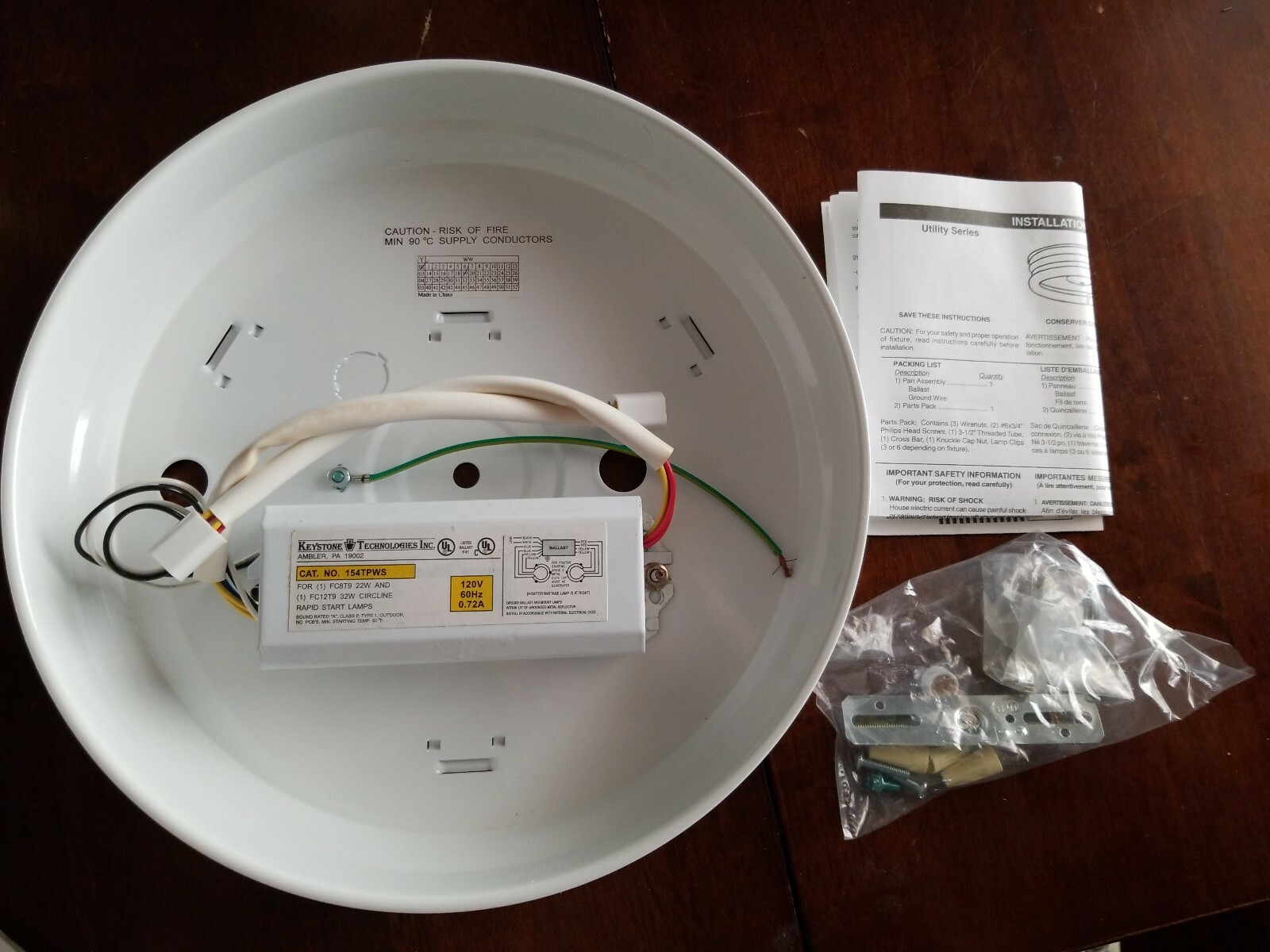 Lithonia Lighting 676883 Fluorescent Utility Circline Light 12" for ...