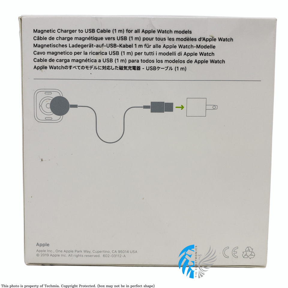 Apple Watch Magnetic Charging Cable (1m) 3.3 Ft - Original A2255 ...