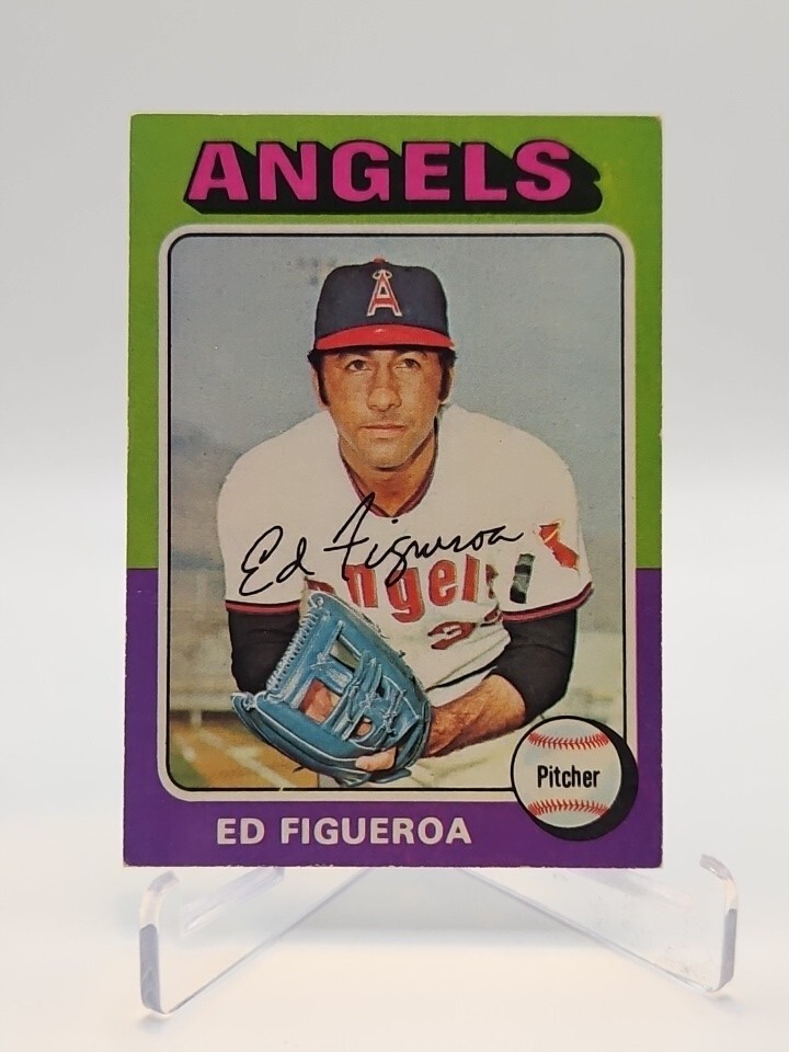1975 Topps #476 Ed Figueroa Vintage California Angels Baseball Card | eBay