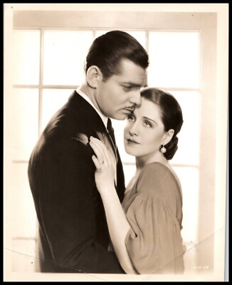 Hollywood Beauty NORMA SHEARER + CLARK GABLE 1931 STUNNING PORTRAIT ...