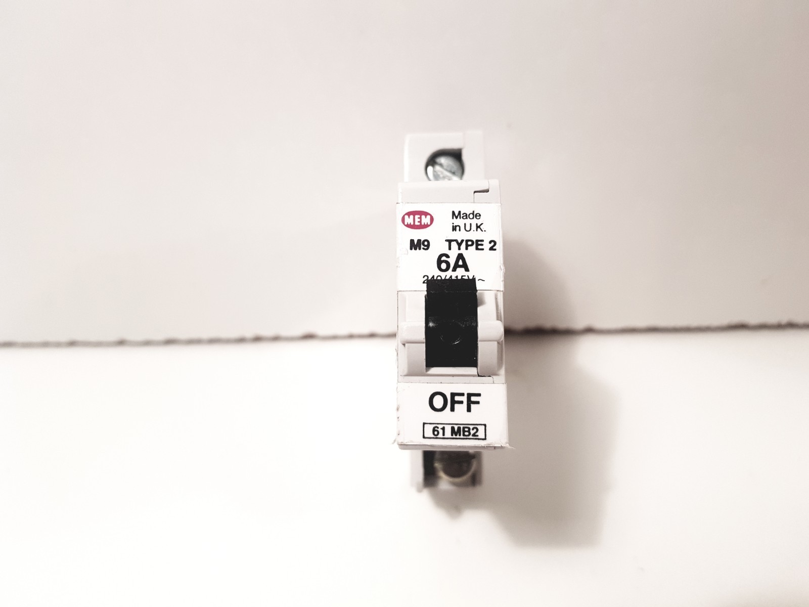 MEM MEMSHIELD 1 MCB CIRCUIT BREAKERS M9 6A 10A 16A 20A 32A TYPE 2, 3, 4 ...