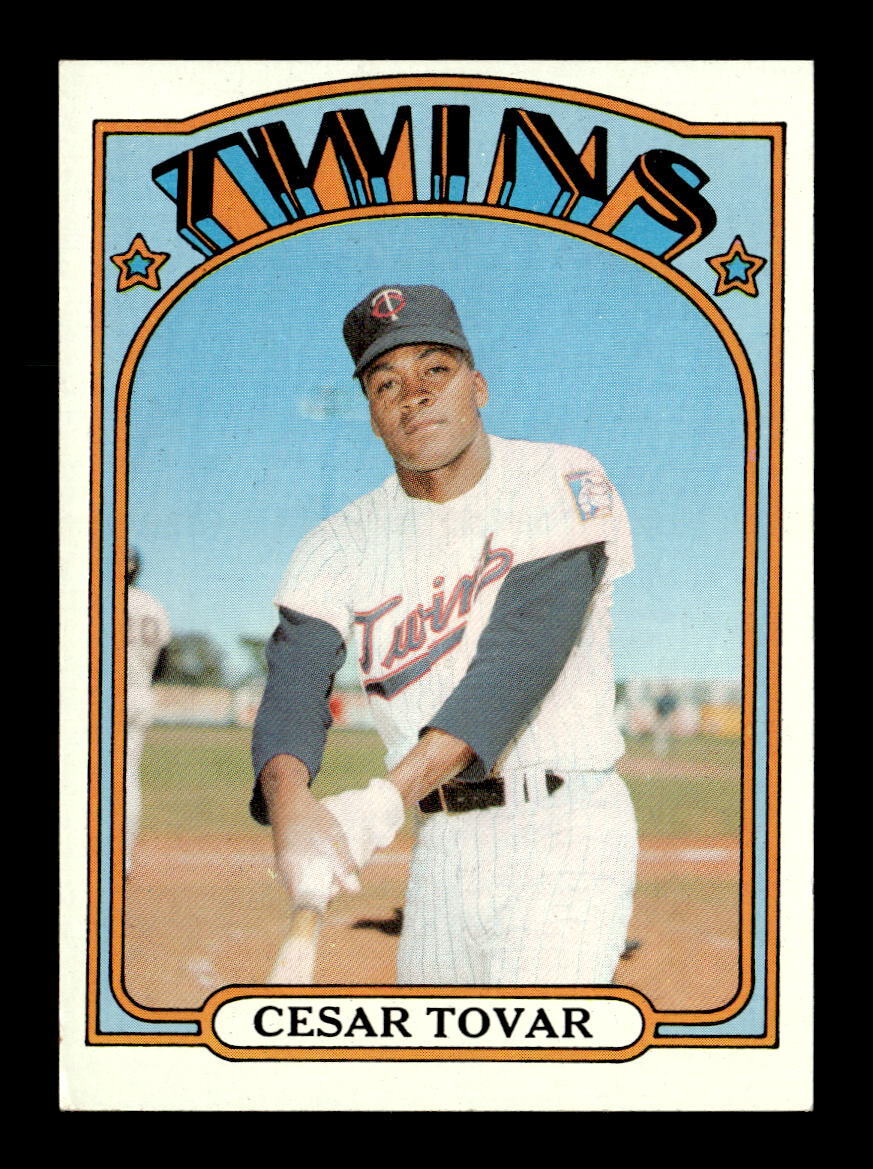 1972 Topps #275 Cesar Tovar Minnesota Twins EX-MT+ Baseball Card *D788 ...