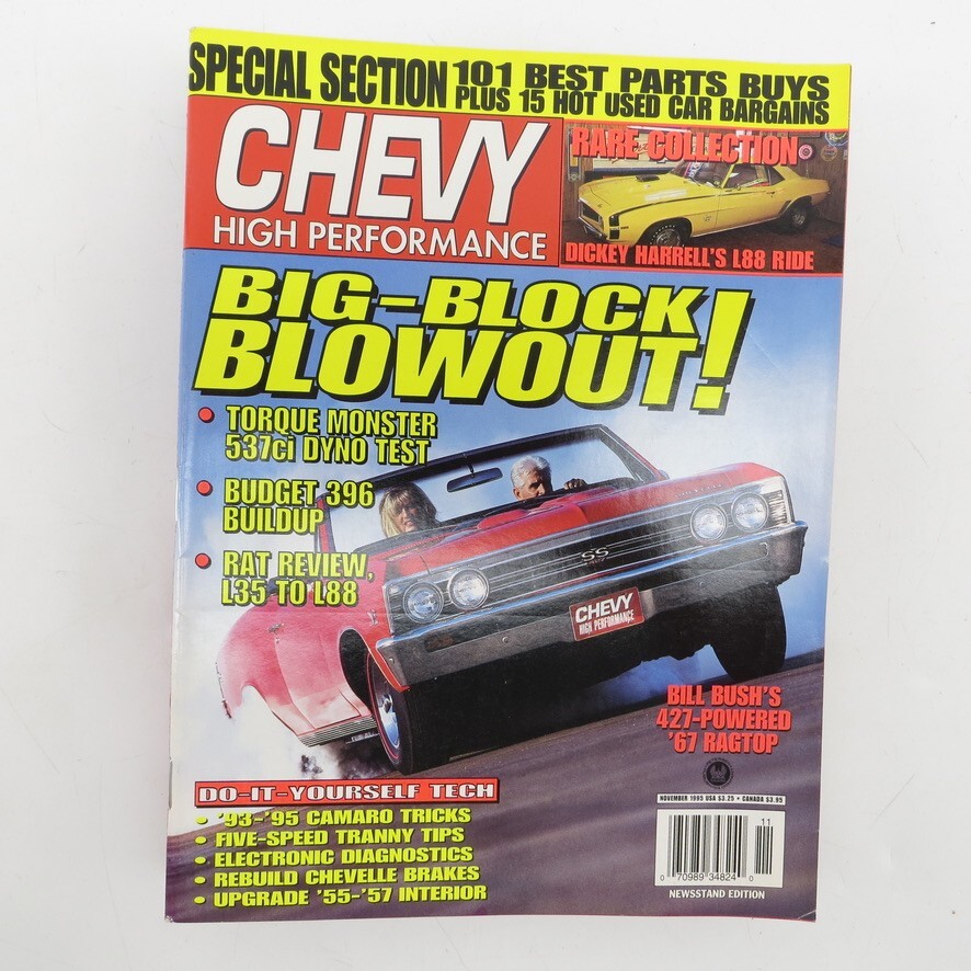Chevy High Performance Magazines 1990s Lot of 11 Includes: Camaro Special | eBay