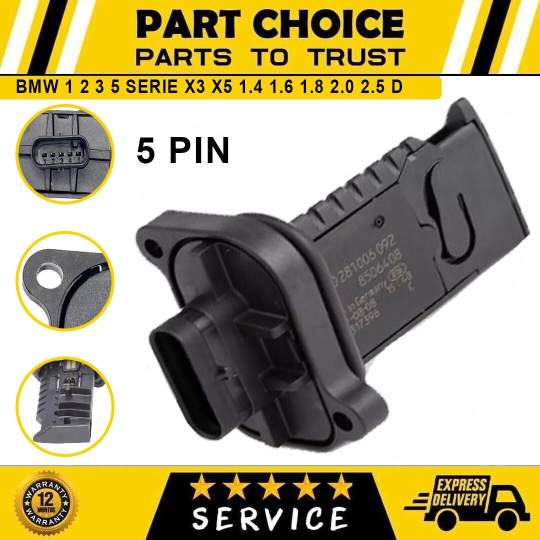 Fits BMW 1 2 3 5 SERIE X3 X5 MINI 0281006092 13628506408 MASS AIR FLOW ...